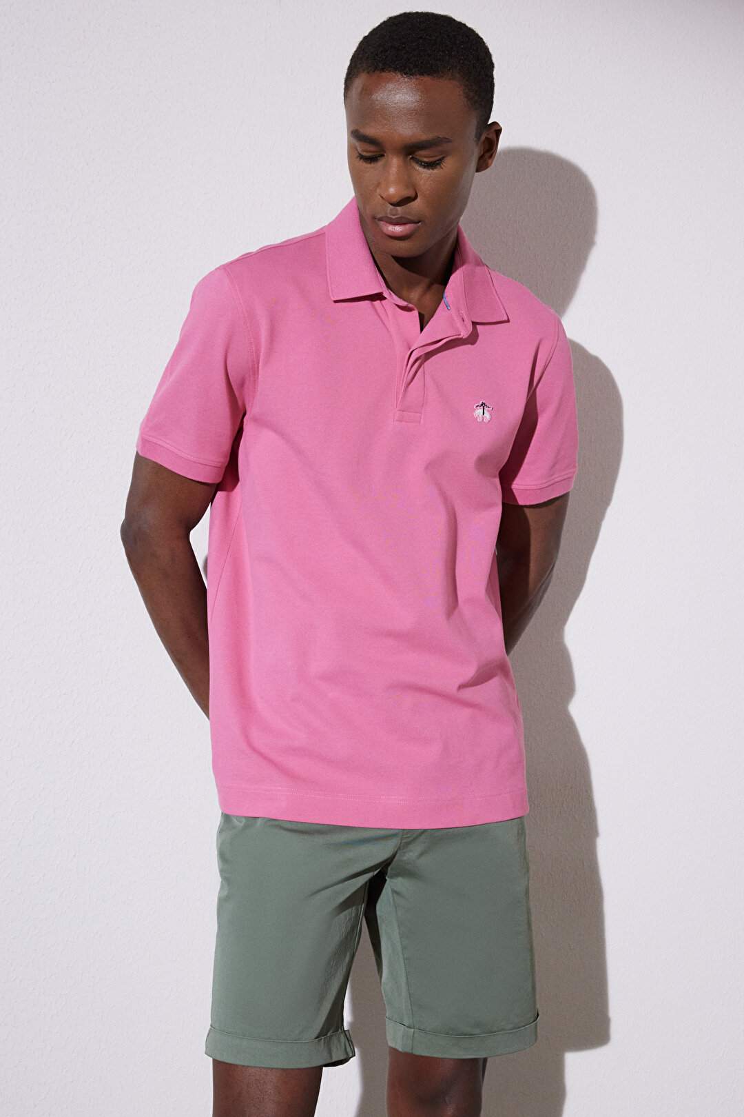 Likralı Pike Polo Tişört BBSP23MTS019129 | Brooks Brothers