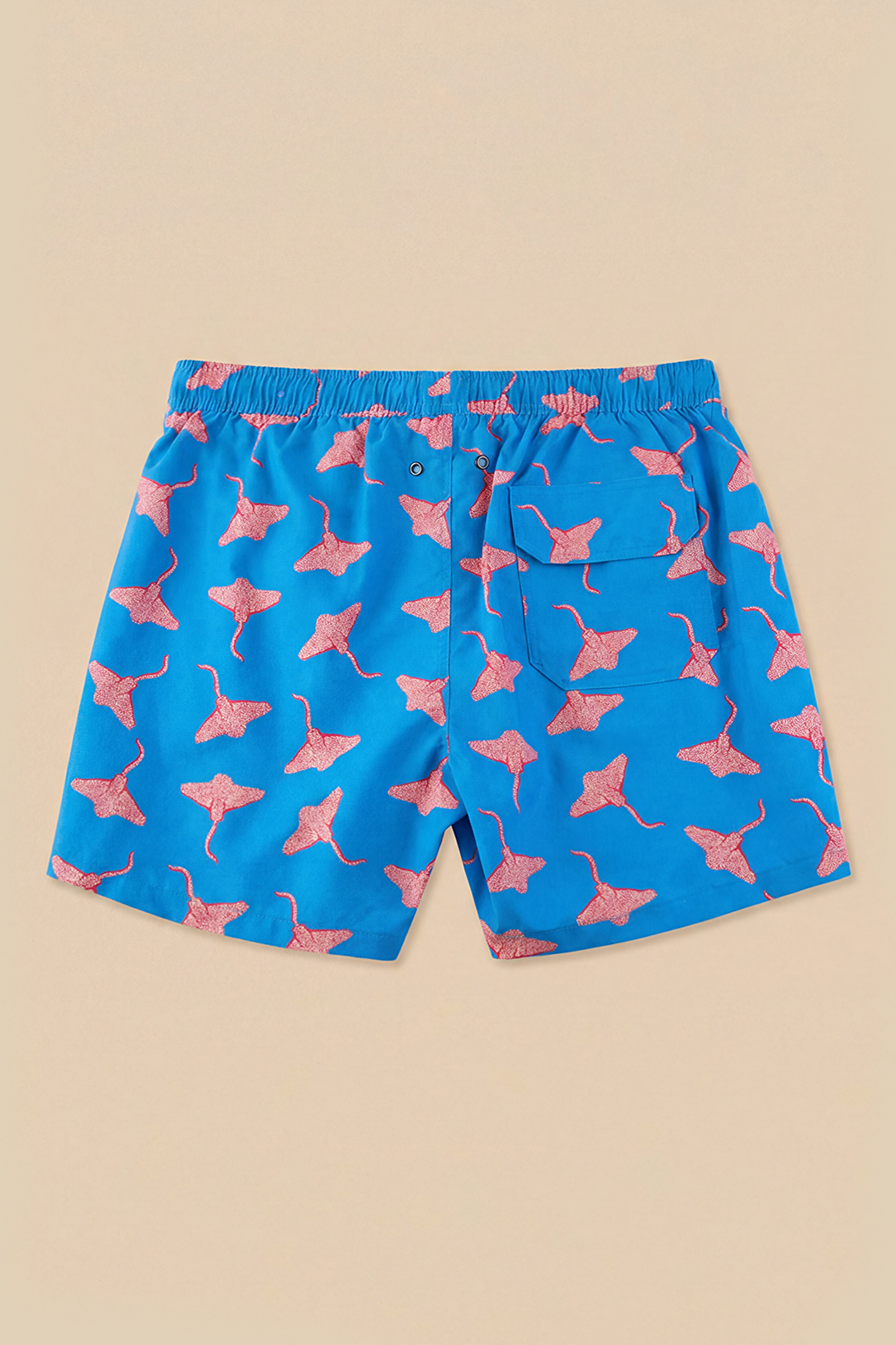 Vatoz Balığı Desenli Deniz Şortu BBSS26MSS002115 | Brooks Brothers