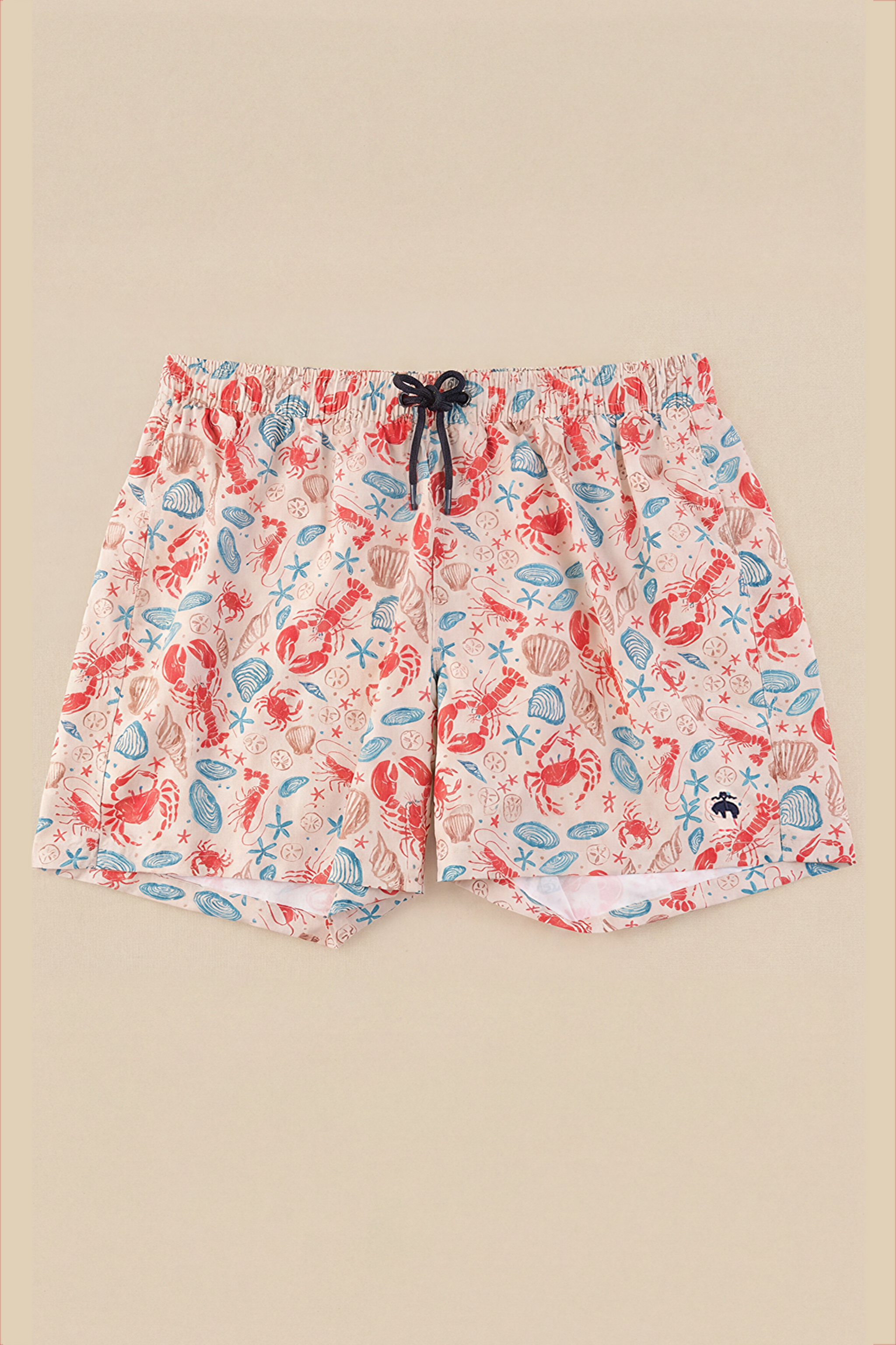 Istakoz Desenli Deniz Şortu BBSS26MSS005142 | Brooks Brothers